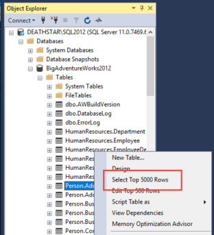 Management Studio Edit Top 200 Rows – Everyday SQL