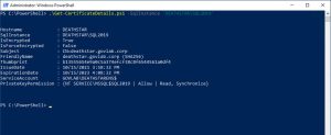Get Certificate Details for SQL Encryption In-Transit Using PowerShell – UPDATED – Everyday SQL