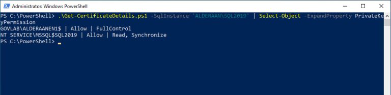 Get Certificate Details for SQL Encryption In-Transit Using PowerShell – UPDATED – Everyday SQL